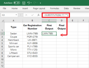 How to Remove Parentheses (Brackets) in Excel?