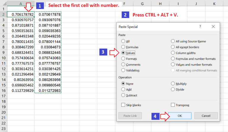 How to Move Decimal Places to Left or Right in Excel