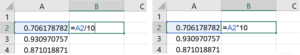 How to Move Decimal Places to Left or Right in Excel