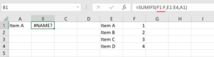 How to Fix the #NAME Error in Excel?