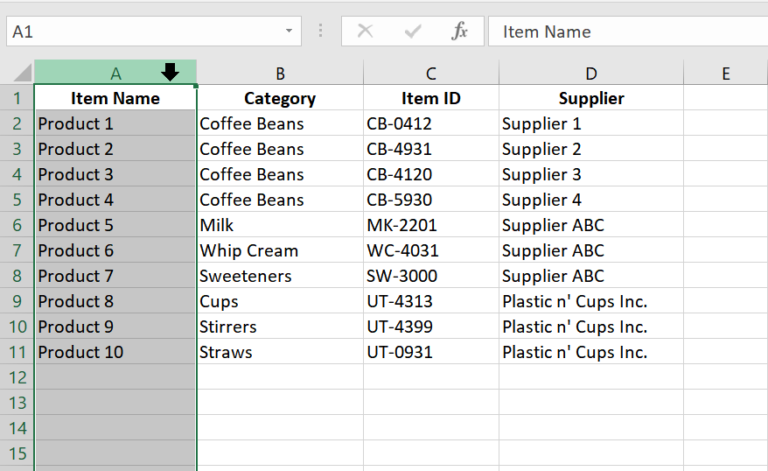 How to Swap Columns in Excel?