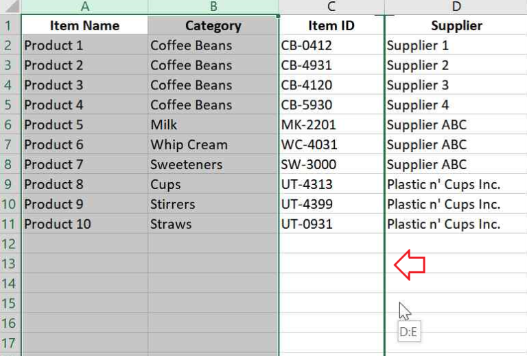How to Swap Columns in Excel?