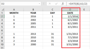 How to Convert Month and Year to Date in Excel?