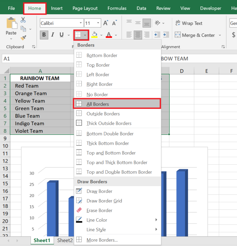 How to Print from Excel with Gridlines?