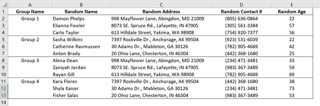 How to Alternate Row Colors in Excel?