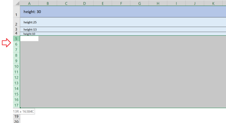 How to Copy Row Height in Excel (4 Quick Ways)