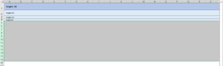 How To Copy Row Height In Excel 4 Quick Ways