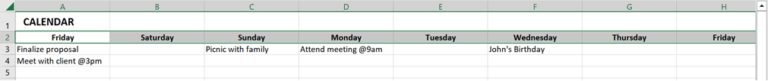 How to Convert Date to Day of the Week in Excel?