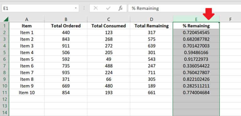 How to Convert Decimal to Percentage in Excel?