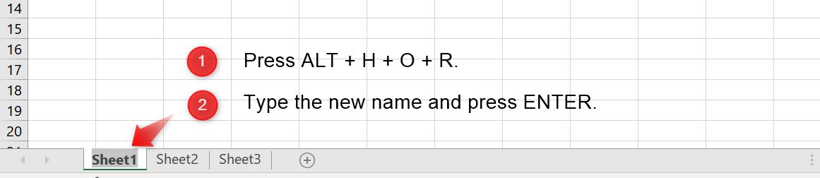 How to Rename a Worksheet in Excel?