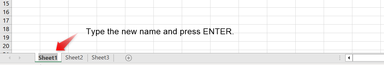 How to Rename a Worksheet in Excel?