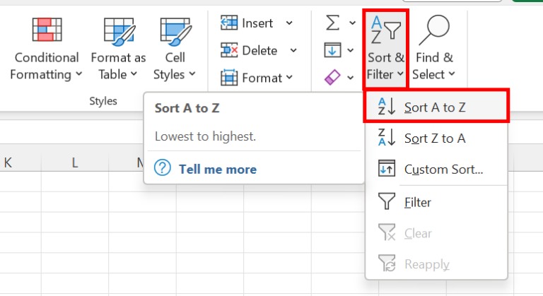 How to Sort by Date in Excel