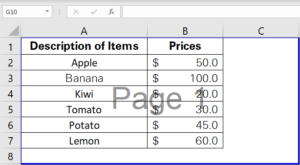 How To Remove Page 1 Watermark In Excel