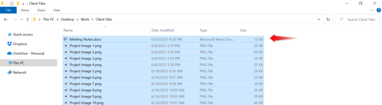 How to Copy Filenames Inside a Folder in Excel?